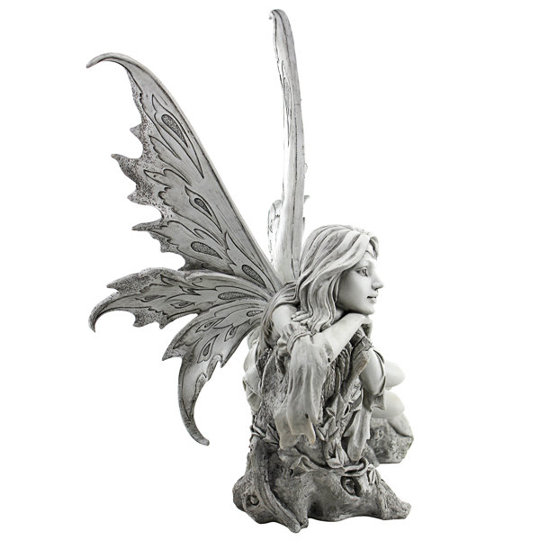 Design Toscano Pause To Ponder Fairy Statue & Reviews | Wayfair