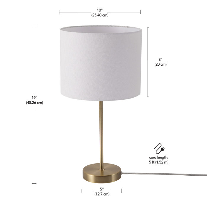 Globe Electric Company Lila Metal Table Lamp & Reviews | Wayfair