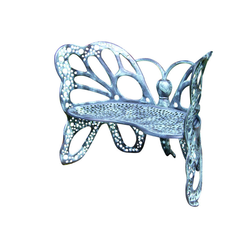 Gracie Oaks Whaley Metal Outdoor Bench & Reviews | Wayfair