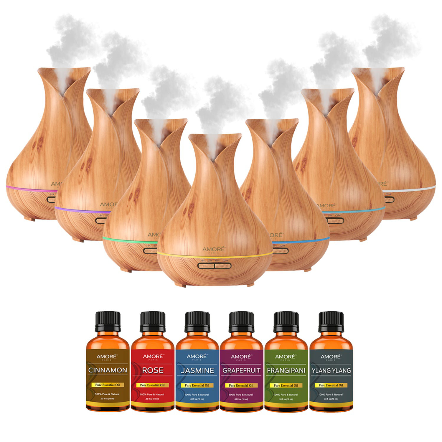 Amore Paris Ultrasonic Diffuser with Essential Oil Gift Set | Wayfair