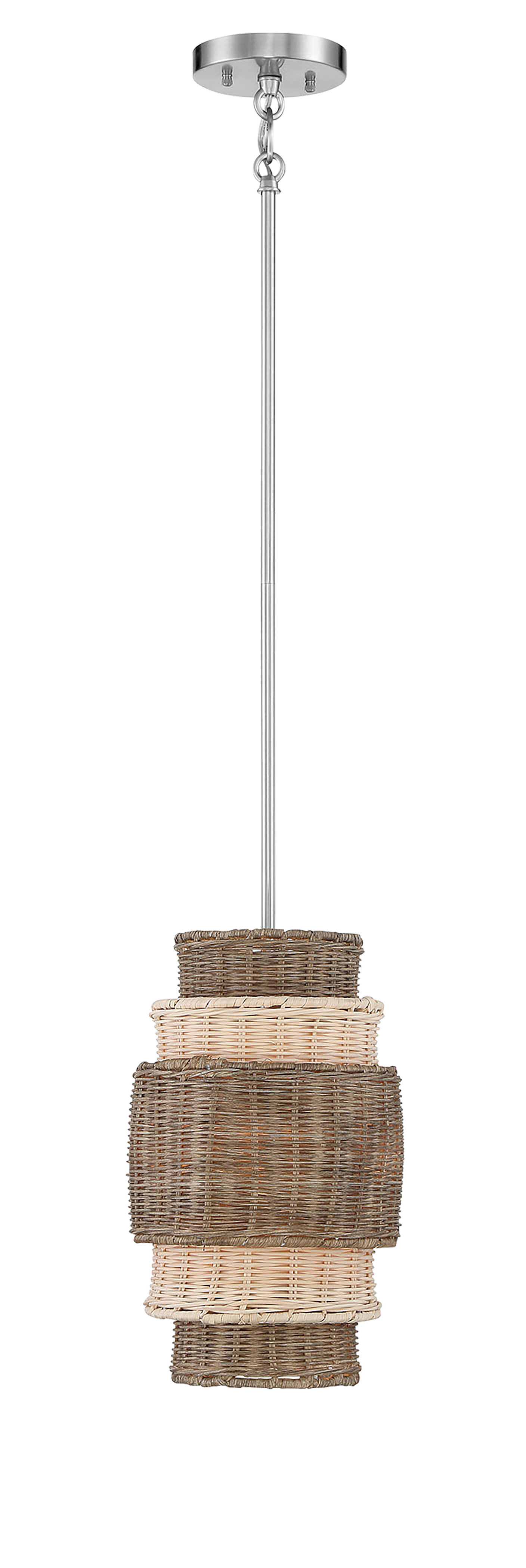 Bayou Breeze Braylon 1 - Light Single Jar Pendant | Wayfair