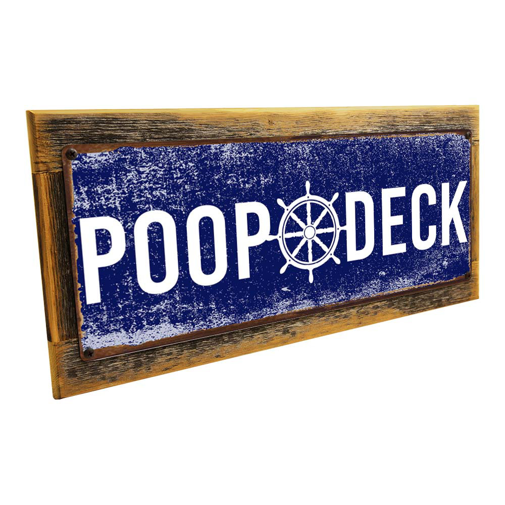 Homebody Accents Framed Poop Deck Sign | Wayfair