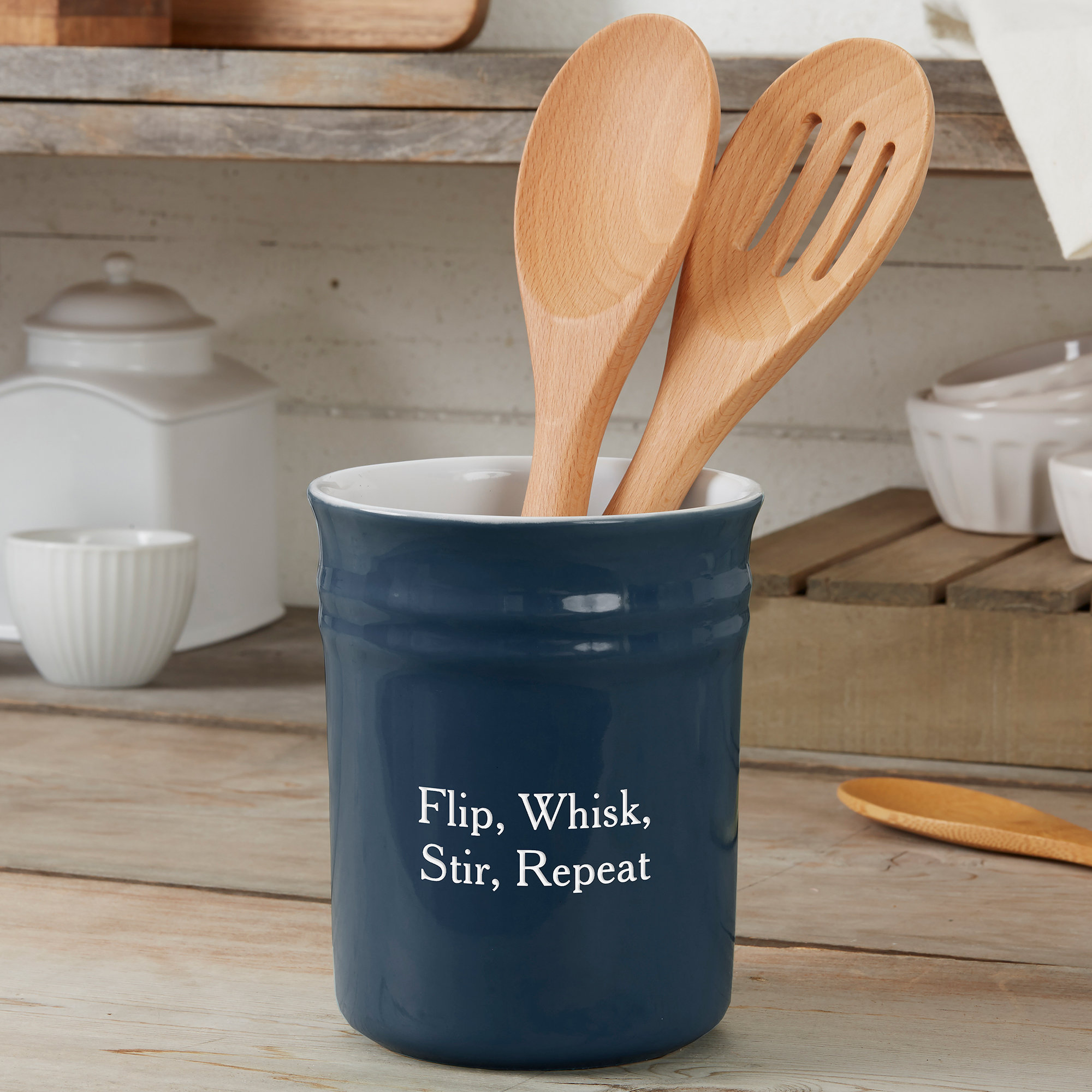 Personalization Mall Personalized Classic Utensil Crock & Reviews | Wayfair