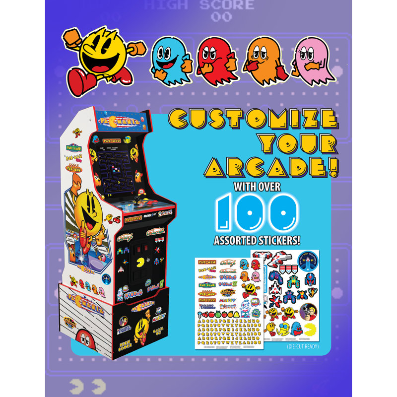 Arcade 1Up Arcade1Up - PacMan Customizable Arcade Featuring Pac-Mania ...