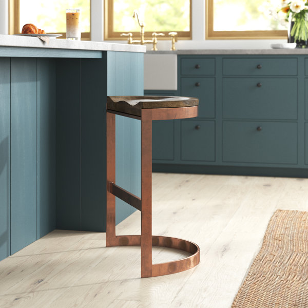 Birch Lane™ Eleanor Solid Wood Bar & Counter Stool & Reviews | Wayfair