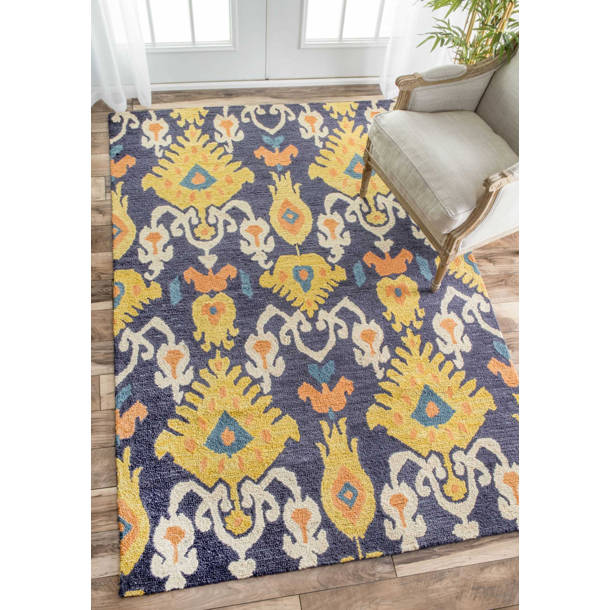 Winston Porter Vislobokov Handmade Wool Red/Beige/Turquoise Blue Rug ...