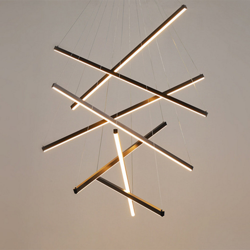 Wrought Studio Cayden-Jay 7 - Light Dimmable LED Sputnik Modern Linear ...