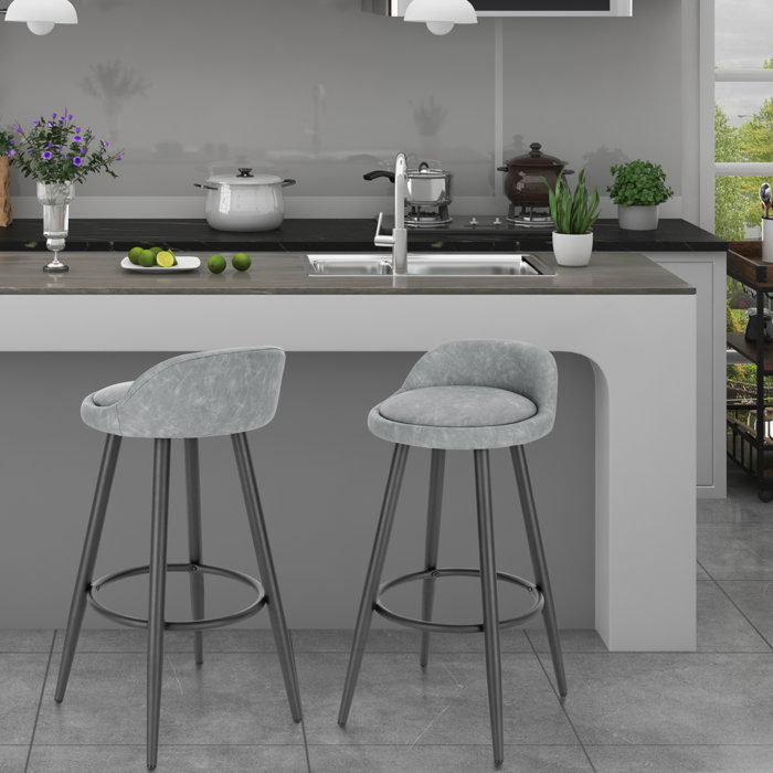 George Oliver Ackeron 70cm Stool | Wayfair.co.uk