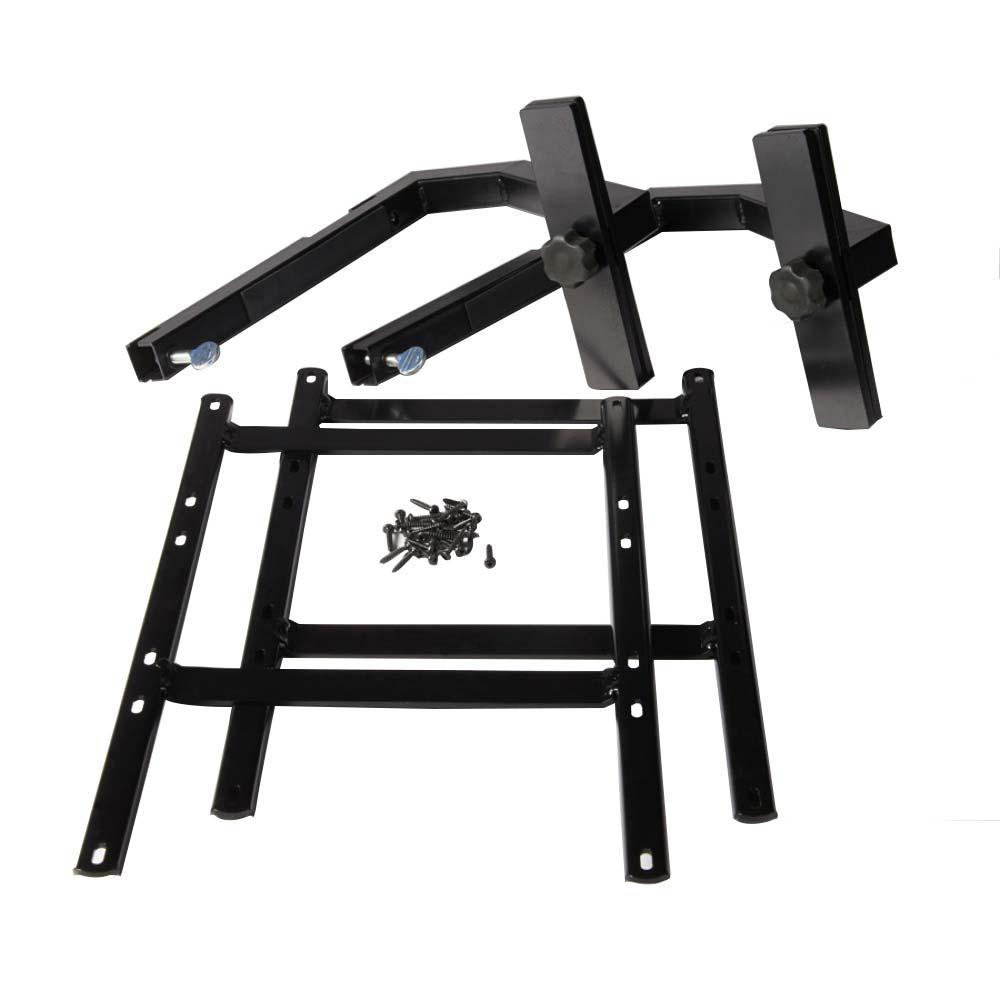 Deckorators Black Deck Rail Table Hardware Kit | Wayfair