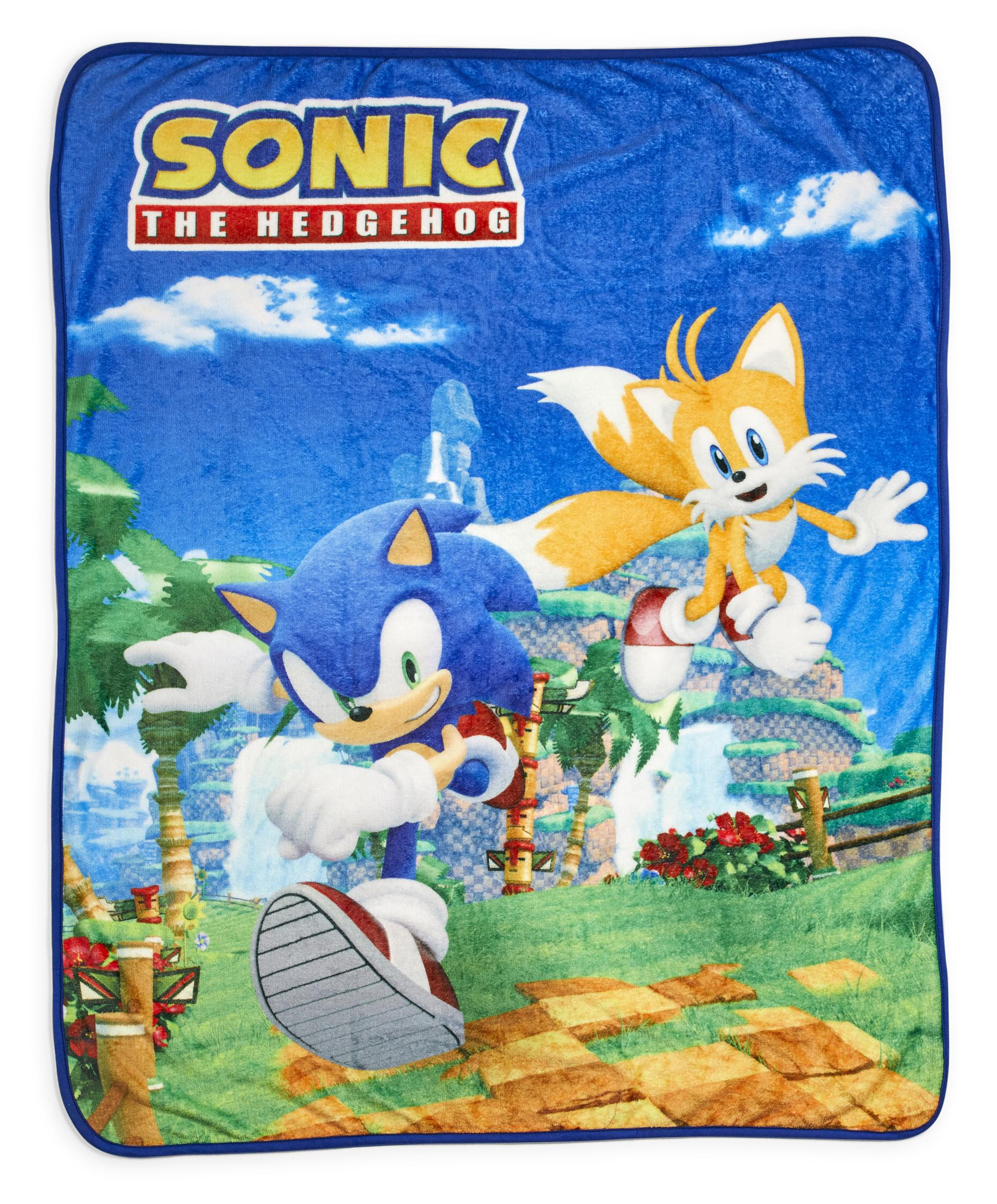 Just Funky Sonic the Hedgehog Sonic & Tails Throw | Wayfair