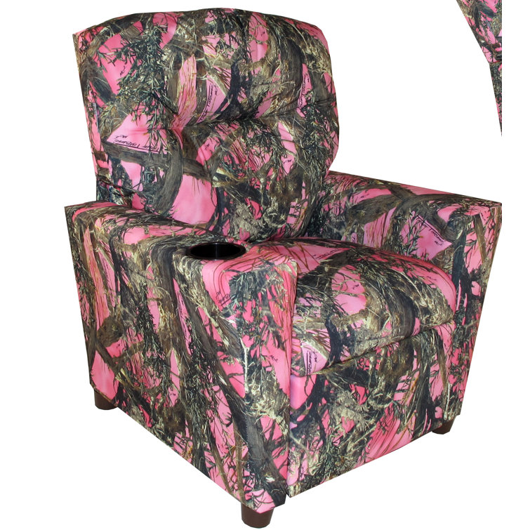 Zoomie Kids Cowen Camo Kids Chair With Cup Holder & Reviews | Wayfair