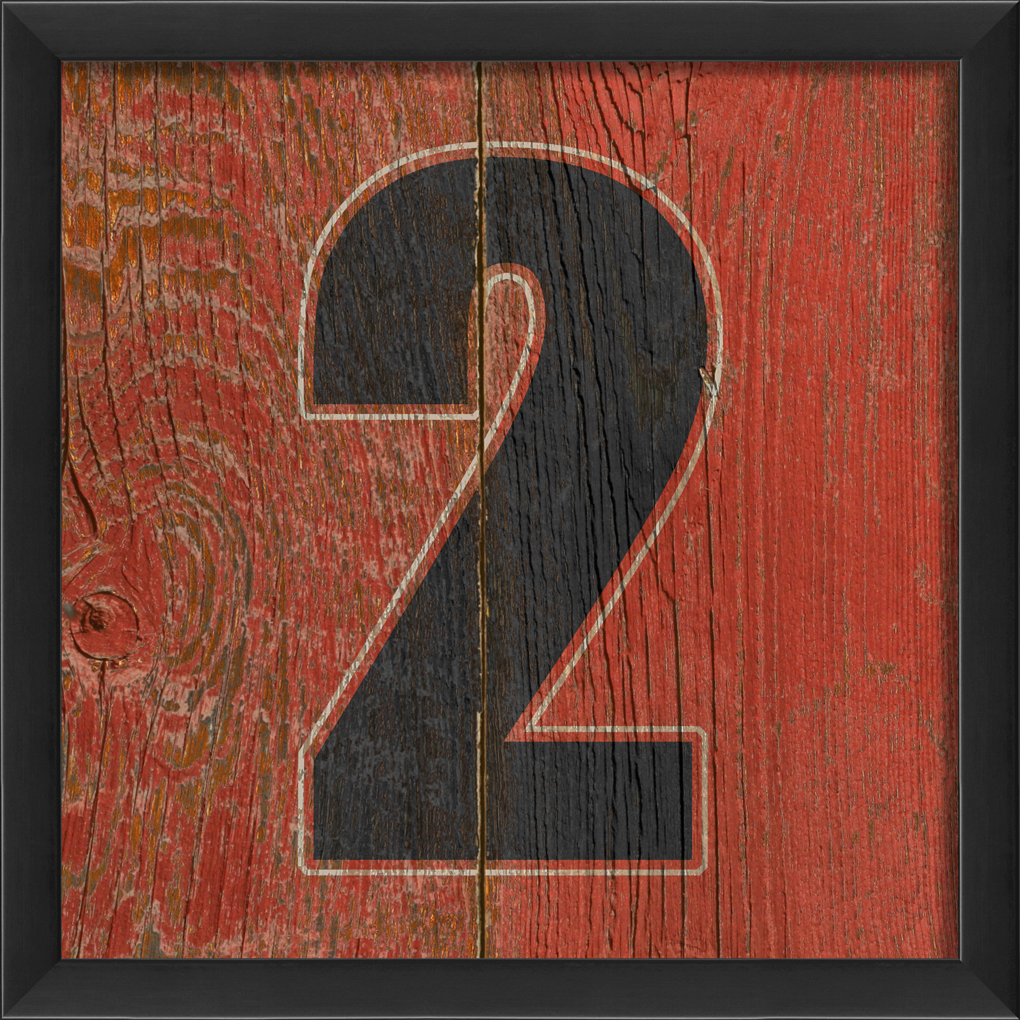 The Artwork Factory Number 2 - Picture Frame Textual Art | Wayfair
