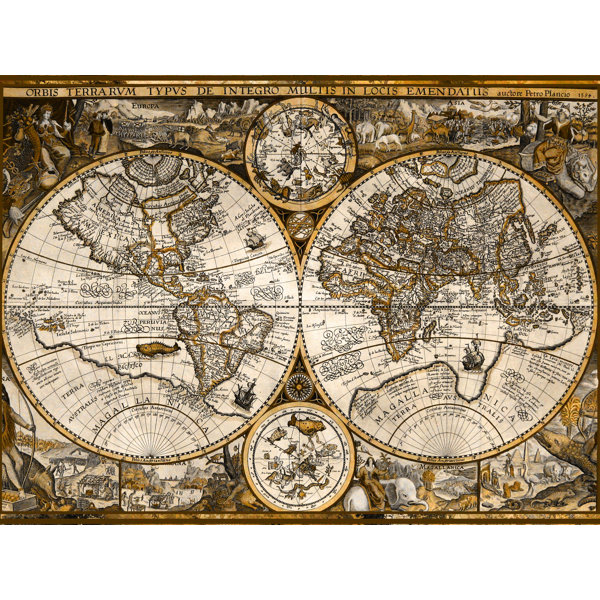 Wildon Home® Old World Map | Wayfair