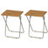 Latitude Run® Georgieann Folding Tray Table Set & Reviews | Wayfair