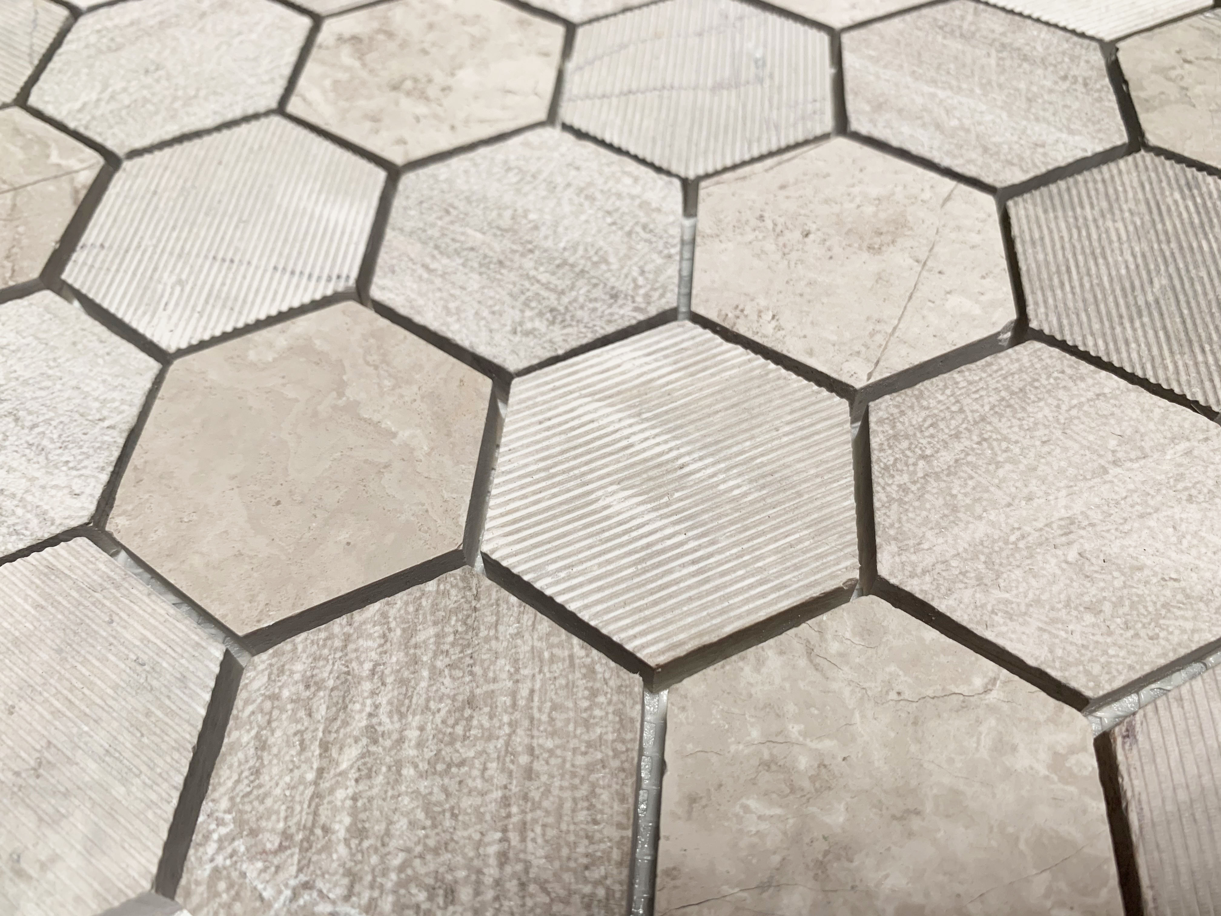 Bloom Stone 2'' x 2'' Marble Honeycomb Mosaic Wall & Floor Tile | Wayfair