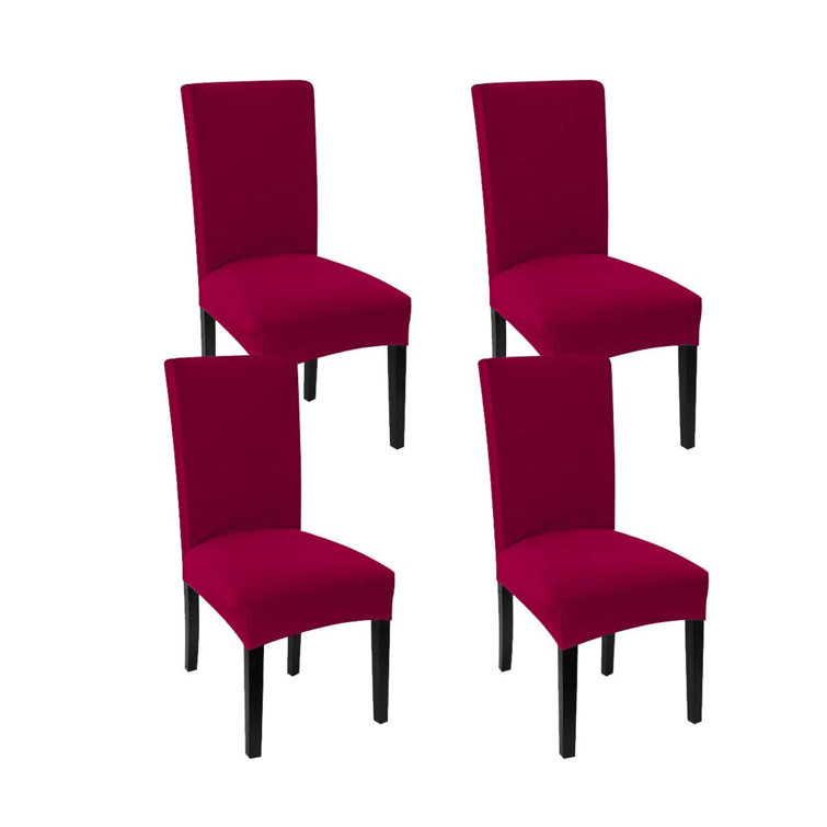 Eider & Ivory™ Box Cushion Dining Chair Slipcover | Wayfair