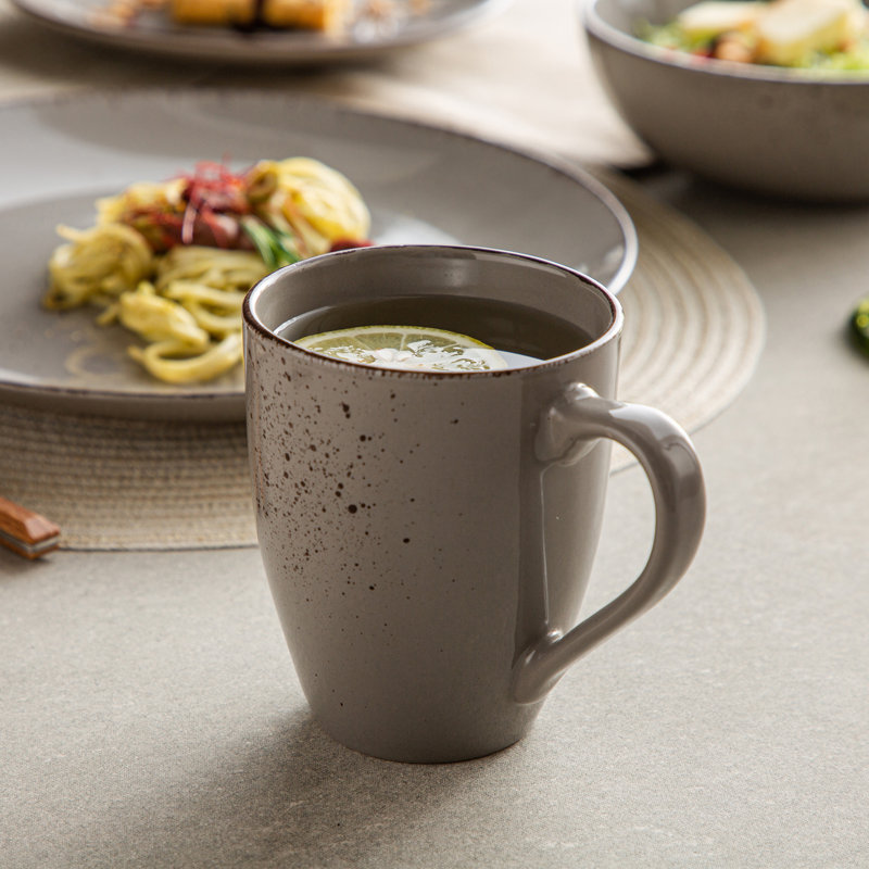 Union Rustic Aagman Stoneware Dinnerware Set - Service for 4 & Reviews ...