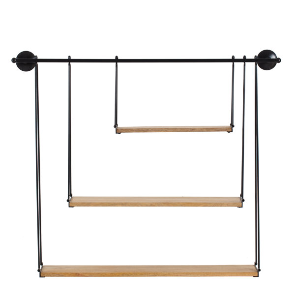Steelside™ Anton 3 Piece Rectangle Tiered Shelf & Reviews | Wayfair