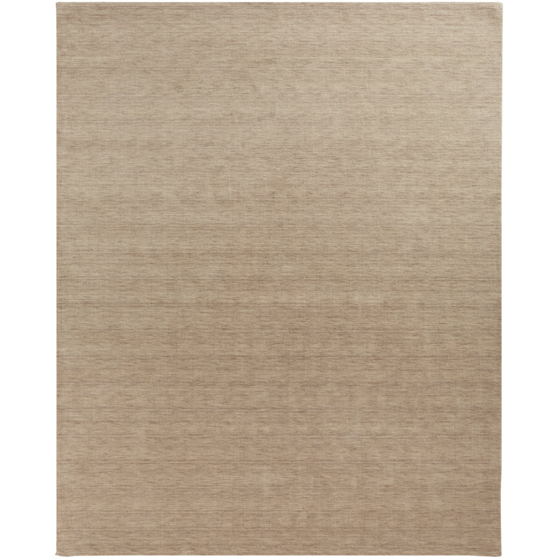 Wade Logan® Ameia Handmade Hand Loomed Wool Beige Rug & Reviews | Wayfair
