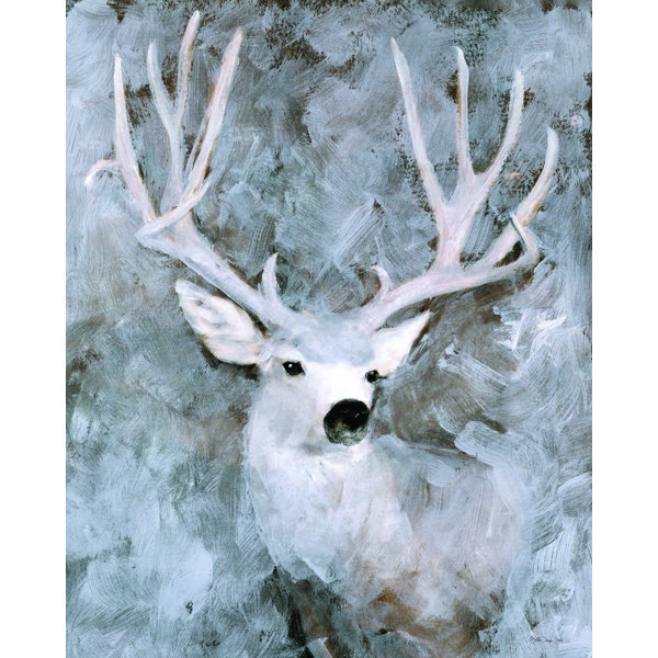 Millwood Pines Big Buck I by Stellar Design Studio - Wrapped Canvas ...