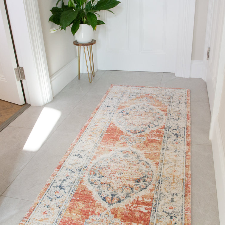 Mistana Gailey Tufted Terracotta/Ivory Rug & Reviews | Wayfair.co.uk