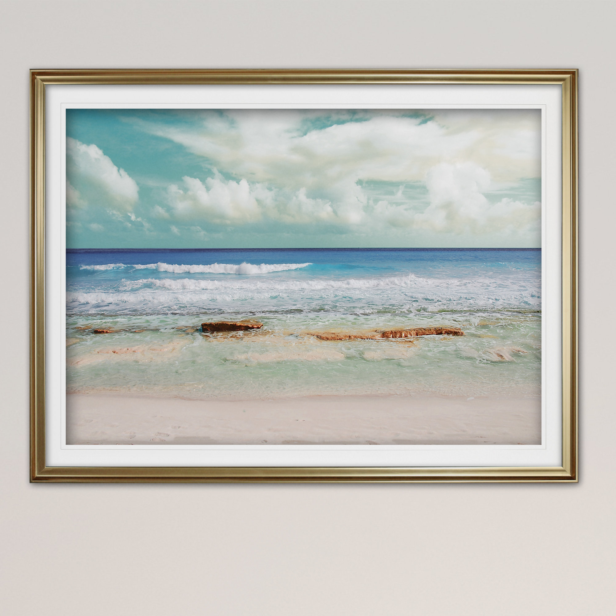 Highland Dunes Cancun Magic II - Picture Frame Print | Wayfair