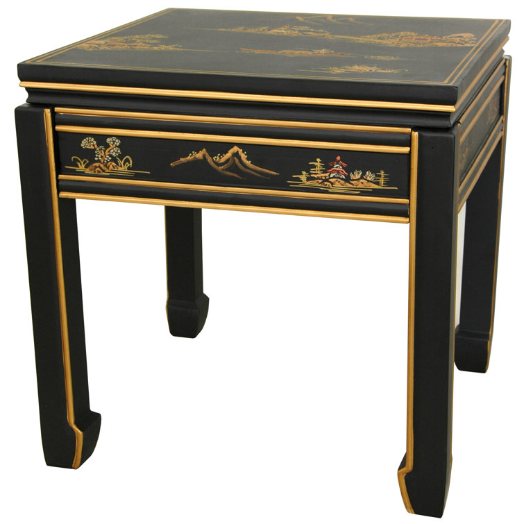 Oriental Furniture Ming End Table | Wayfair