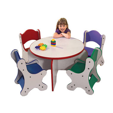 Playscapes Wavy Legs Kids Round Play / Activity Table | Wayfair