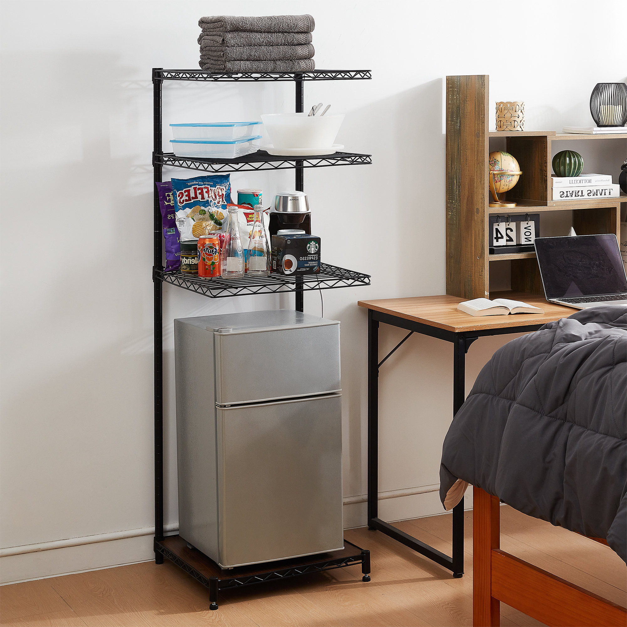 DormCo Suprima Floating Shelf Mini Fridge Stand - Wayfair Canada