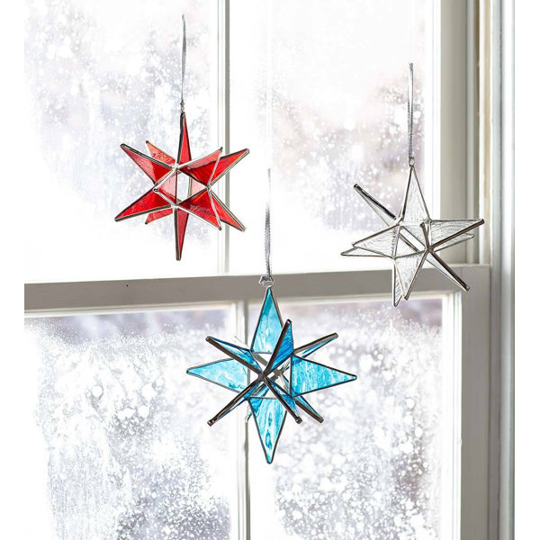 Wind & Weather Moravian Star Window Panel | Wayfair