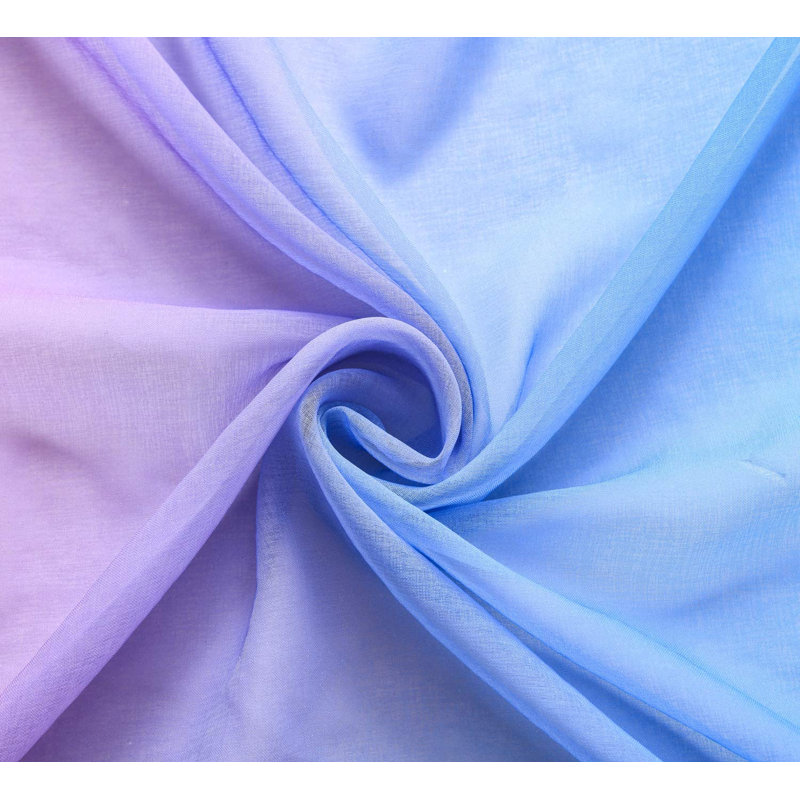 World Products Mart Ombre Sheer Polyester Semi-Sheer Pair & Reviews ...