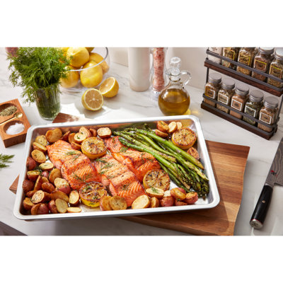 T-fal Airbake Natural Jelly Roll Pan, 15.5 X 10.5 Inches & Reviews ...