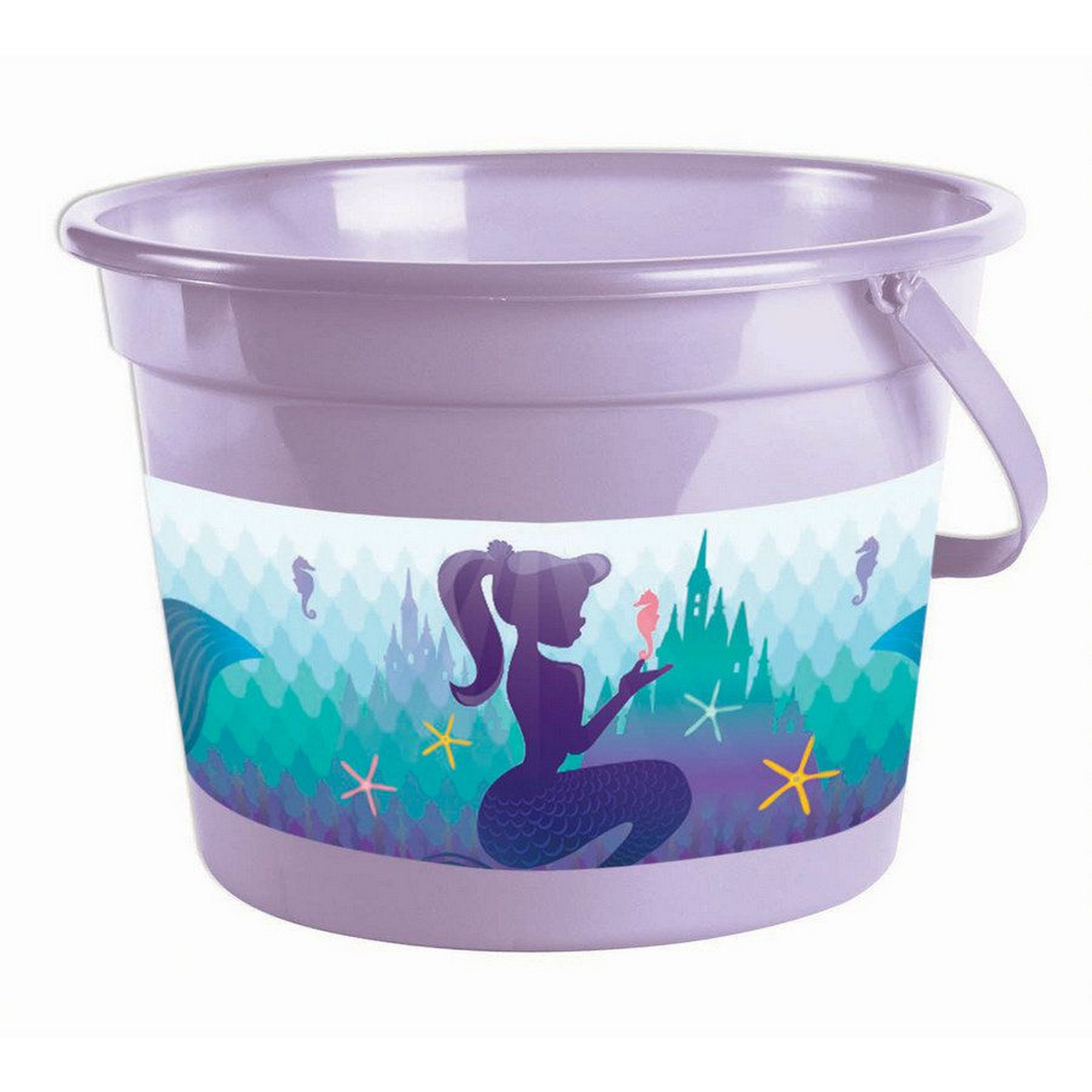 NA Mermaid Plastic Disposable Treat Pail | Wayfair