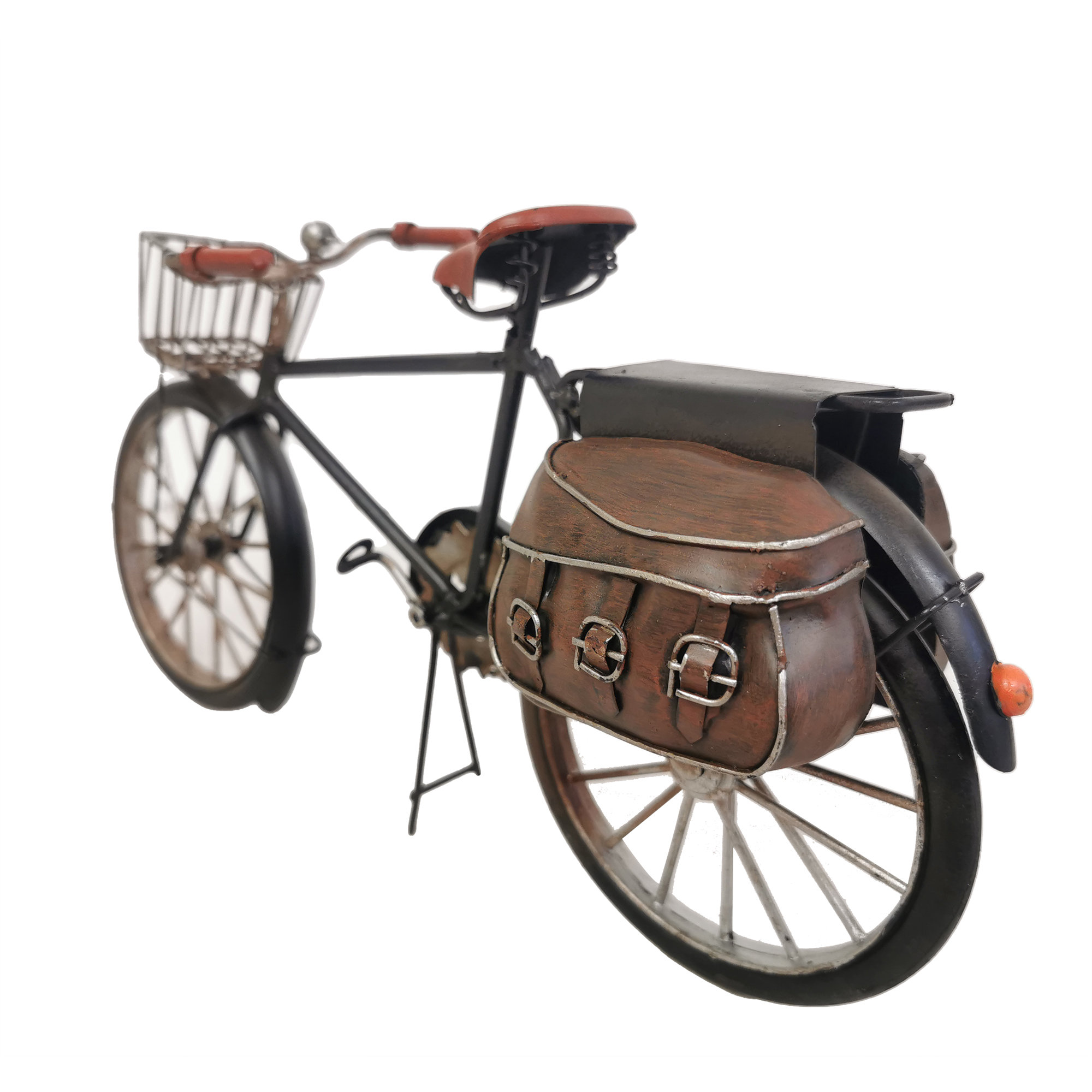Williston Forge Vowell Decorative Metal Bicycle with Bags & Reviews ...