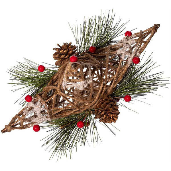 Kurt Adler No Pattern Tree Topper & Reviews | Wayfair
