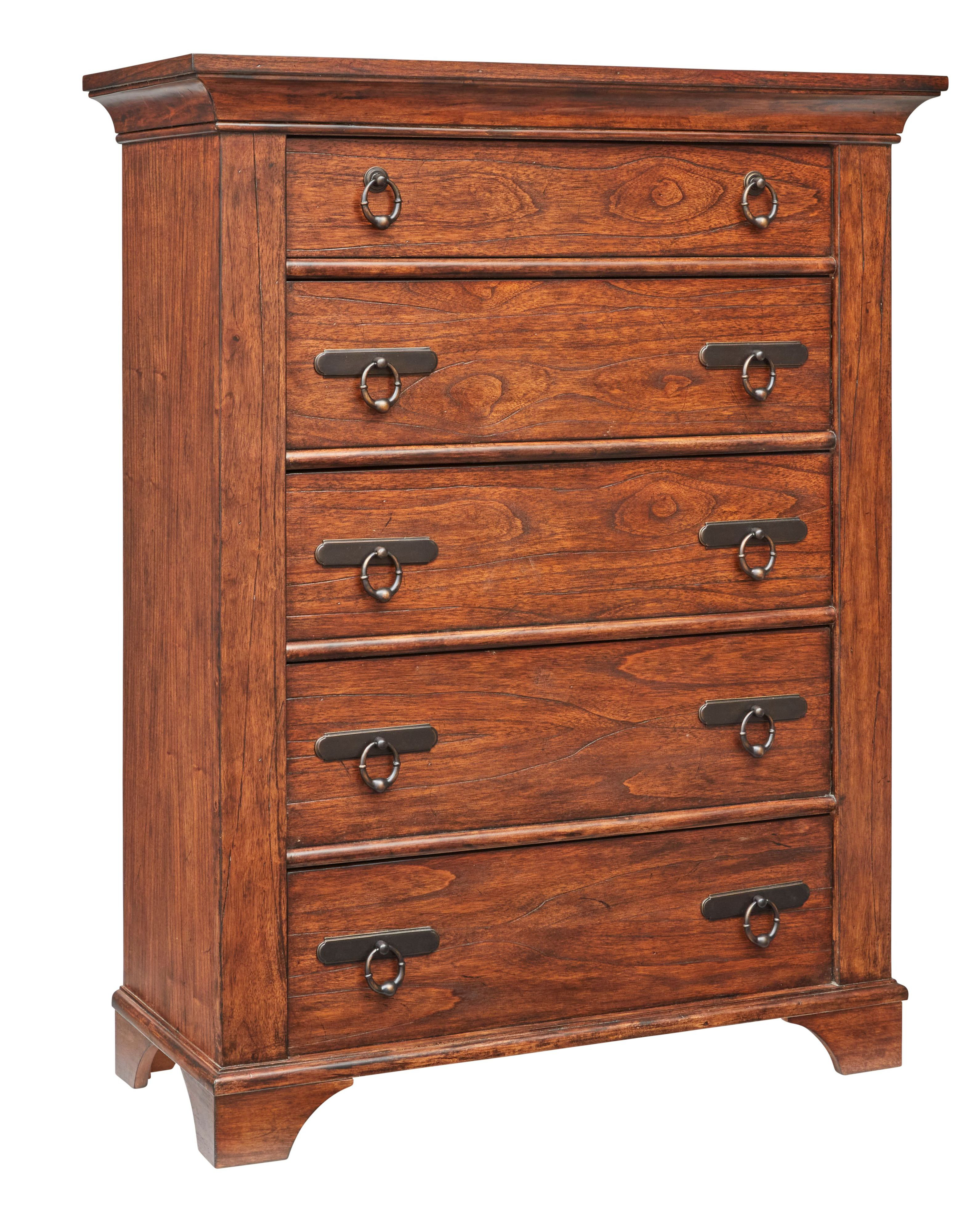Dick Idol Collection Aspen II Traditional Wooden 5-Drawer Vertical ...