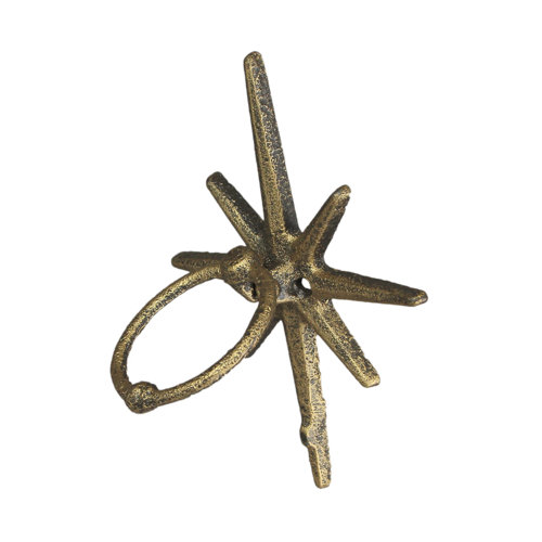 Zeckos Cast Iron Starburst Door Knocker | Wayfair