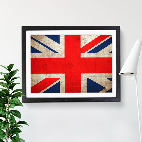 Borough Wharf Abstract Union Jack Flag Vol.1 - Single Picture Frame ...