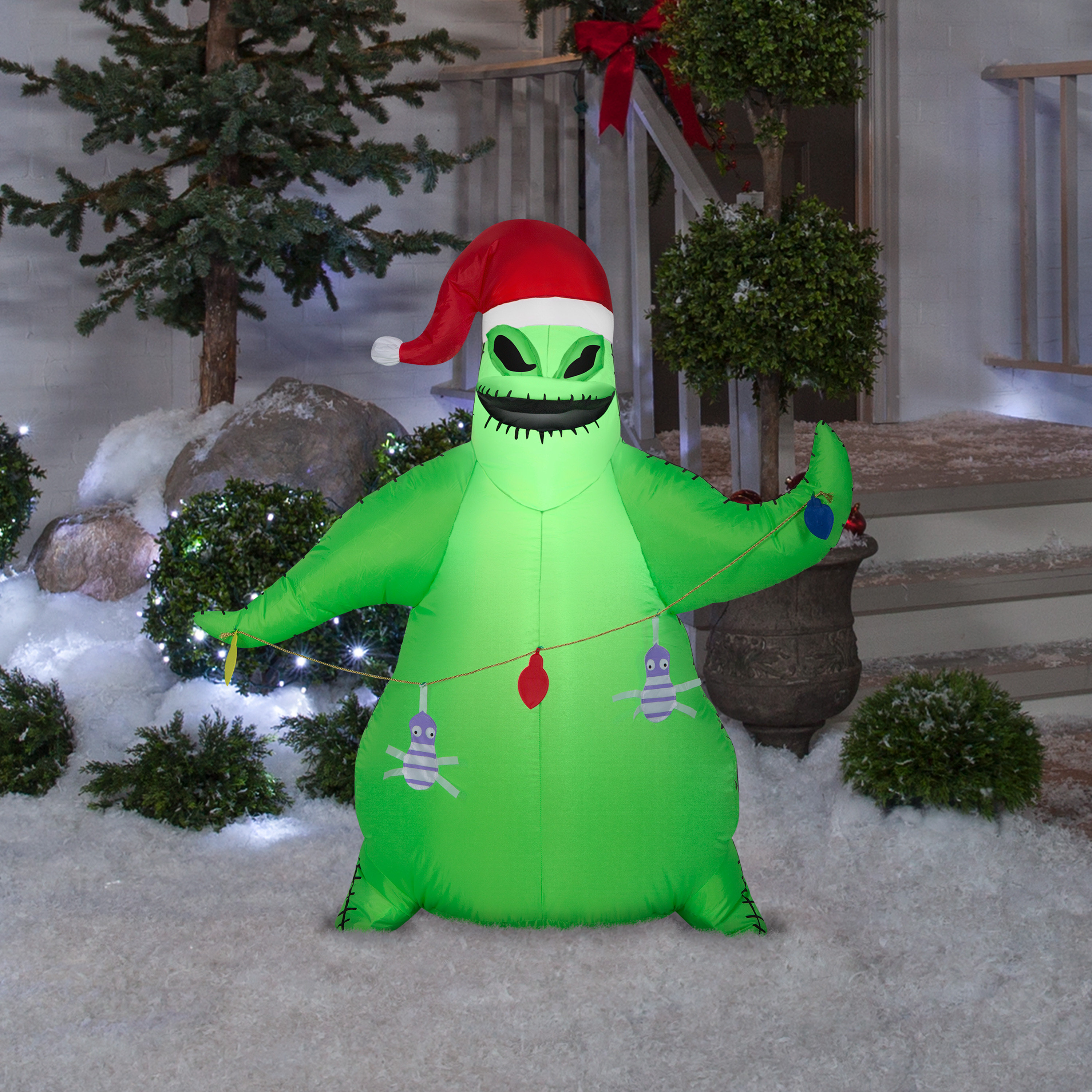 Gemmy Industries Oogie Boogie with Light String Airblown Inflatable ...