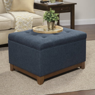 Wayfair | Blue Rectangle Storage Ottomans You'll Love in 2023
