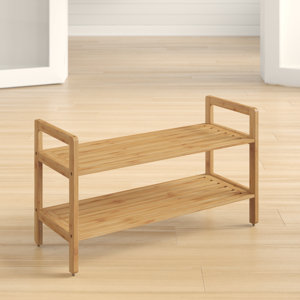 Rebrilliant 2-Tier Shoe Rack & Reviews | Wayfair