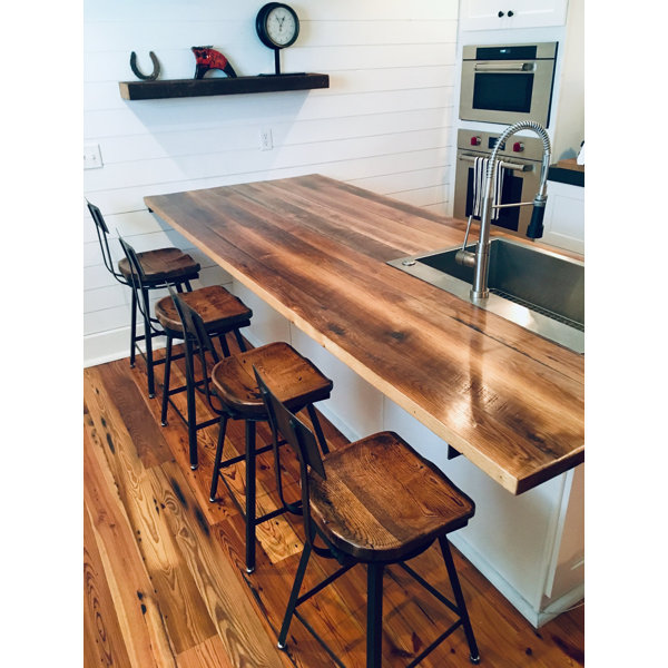 The Strong Oaks Woodshop Bar Stool & Reviews | Wayfair