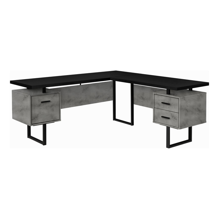 Upper Square™ Computer Desk, Home Office, Corner, Storage Drawers, 70"L ...