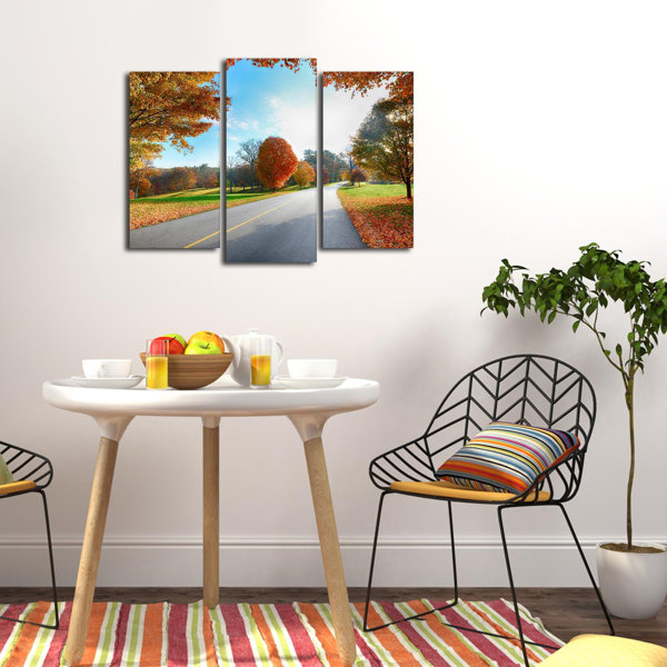 Ebern Designs Wendy 3 Piece Wrapped Canvas Photograph | Wayfair.co.uk