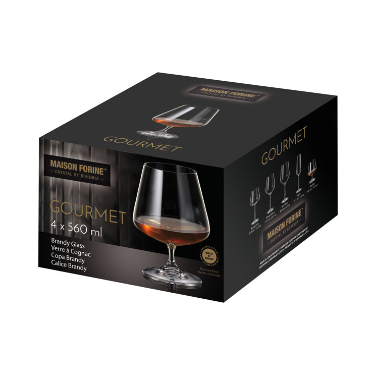 MAISON FORINE Gourmet Brandy Glasses - Wayfair Canada