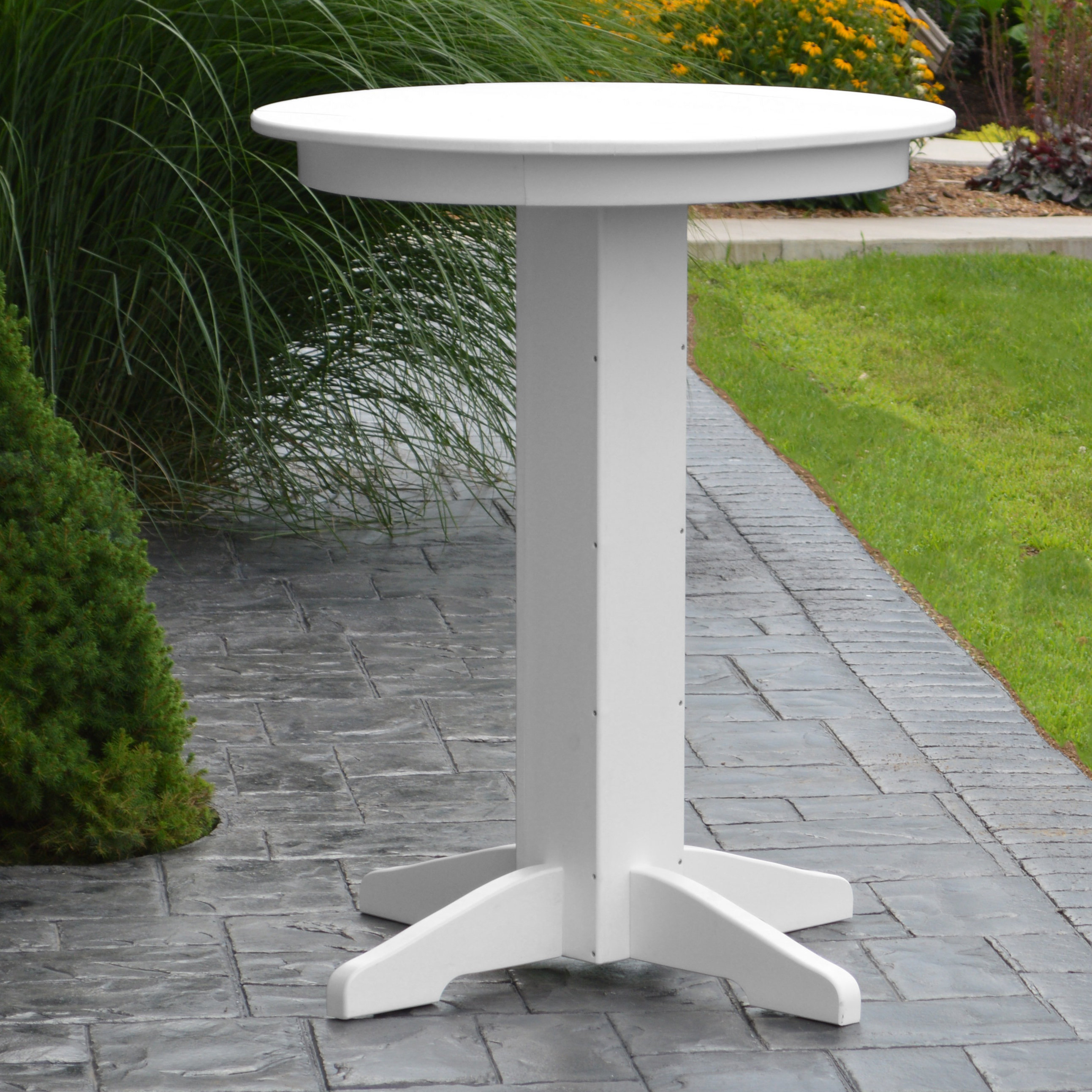 Red Barrel Studio® Nettie Plastic Bar Table & Reviews | Wayfair