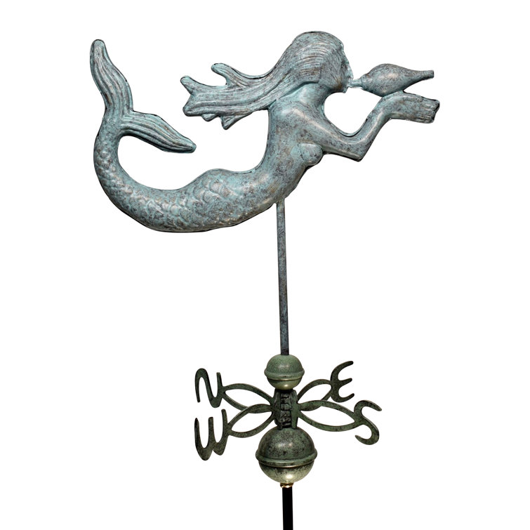 Dovecove Mermaid Weathervane | Wayfair