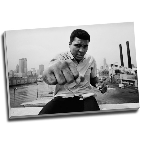 Panther Print Muhammad Ali Boxing Fist - on | Wayfair.co.uk