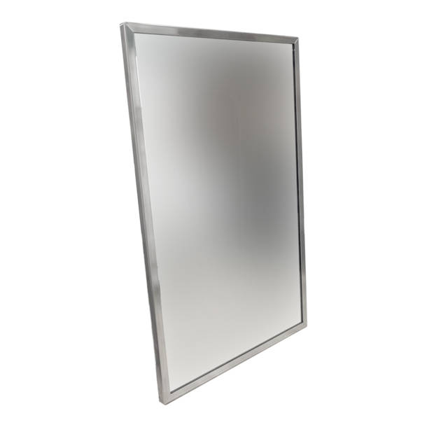 Brey-Krause Rectangle Metal Wall Mirror | Wayfair