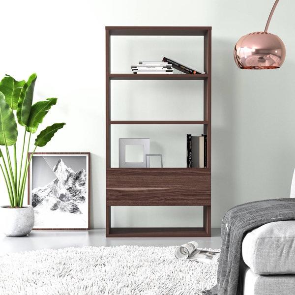 17 Stories Jalaiah 27Cm H x 112Cm W Wood Standard Bookcase | Wayfair.co.uk
